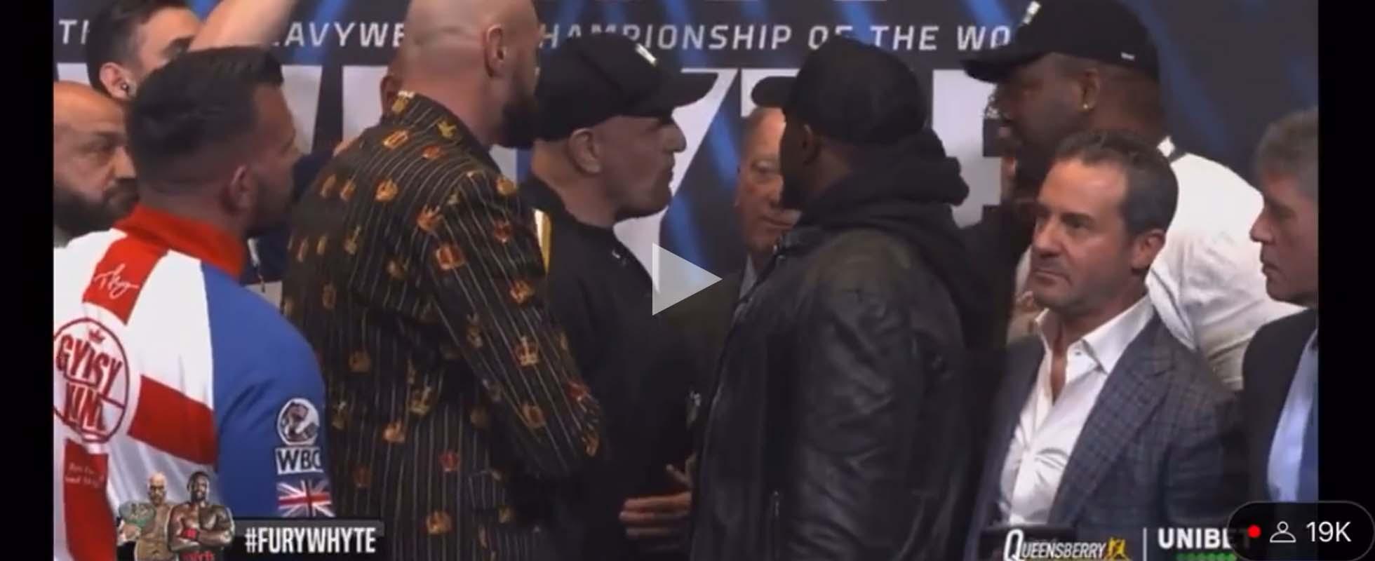 (Video) Tyson Fury stops "idiot" dad from getting into an altercation ...