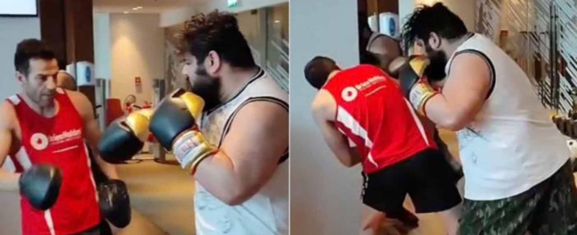 Iranian Hulk releases first footage of his boxing ahead of Titan boxing ...