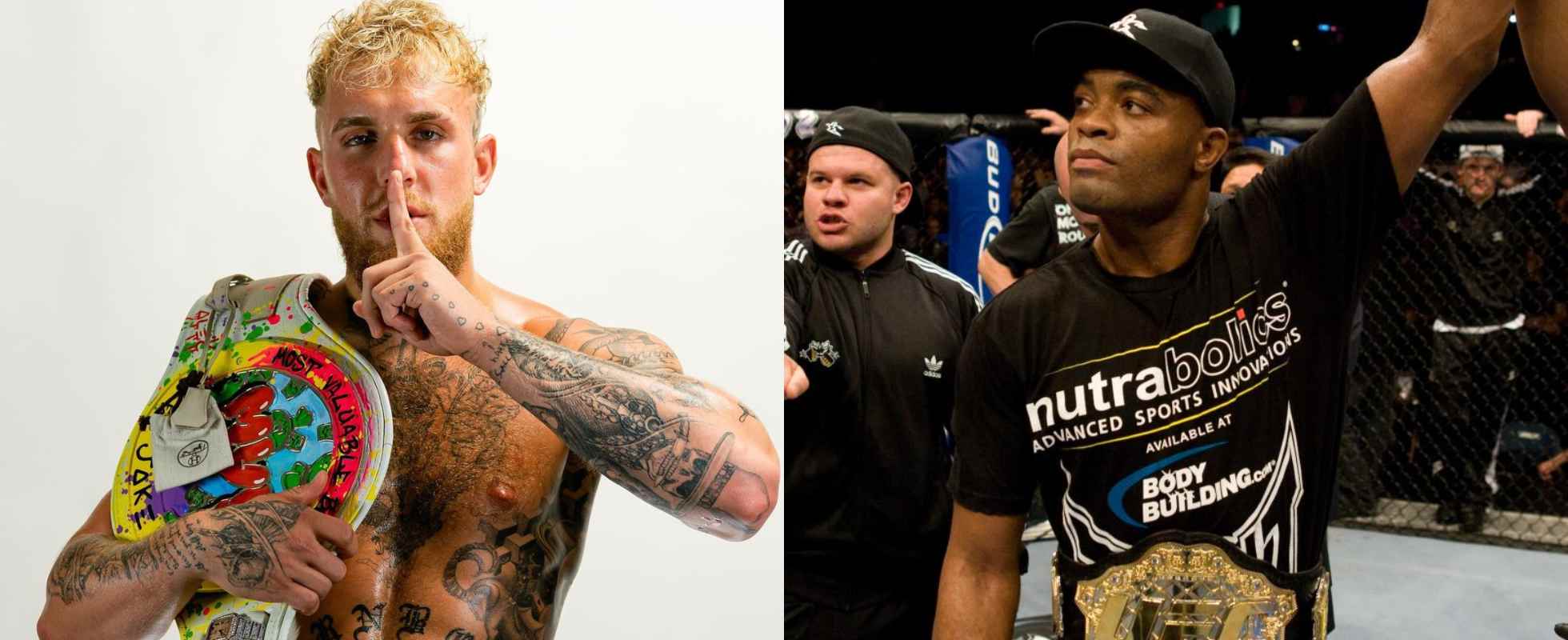 Jake Paul is boxing Anderson Silva at his UFC Championship weight for ...