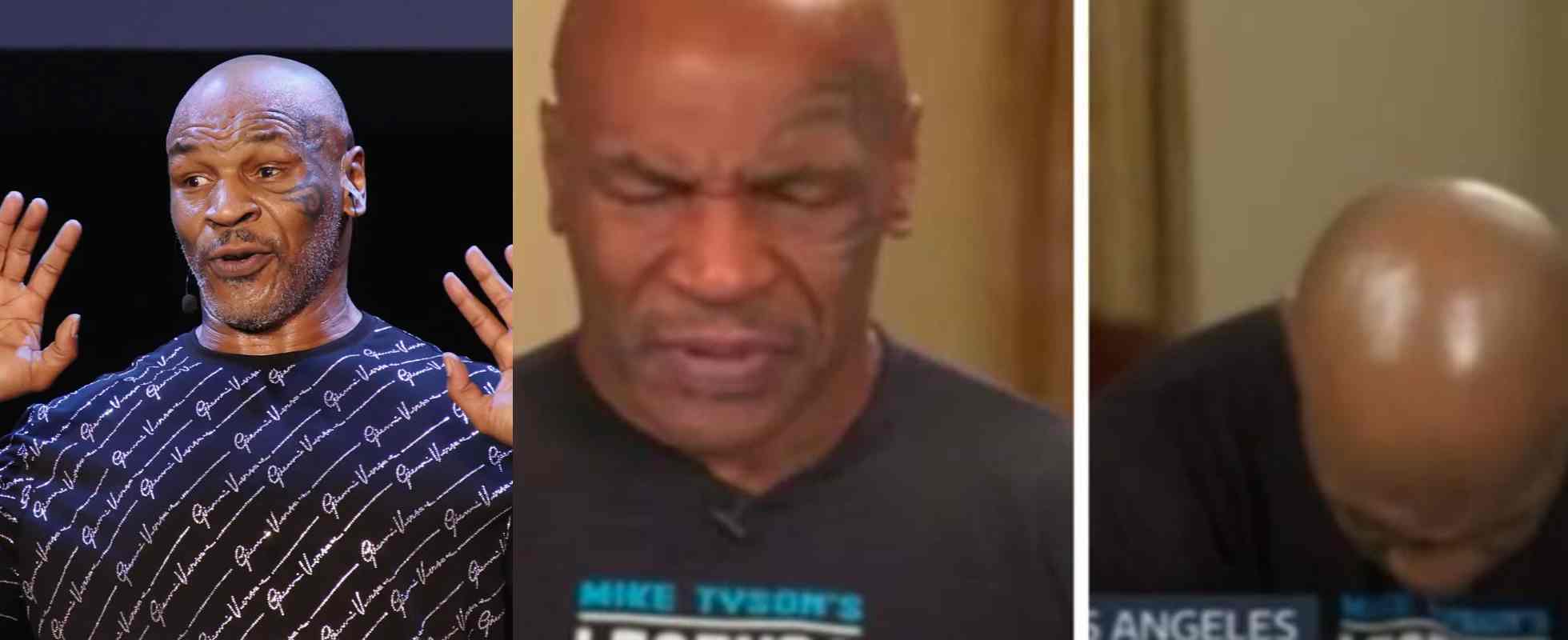 Mike Tyson explained why he fell asleep during a live TV interview