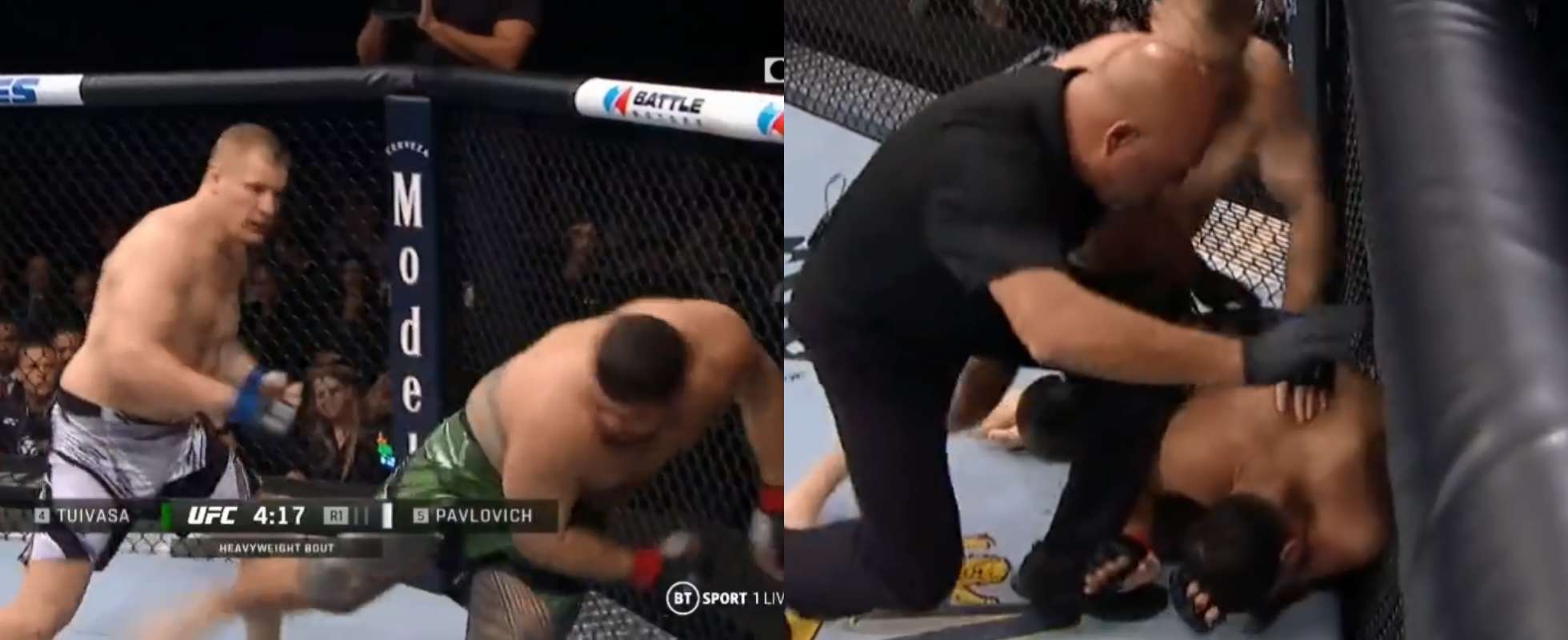 Highlights: Sergei Pavlovich stands and bangs to deliver devastating KO ...