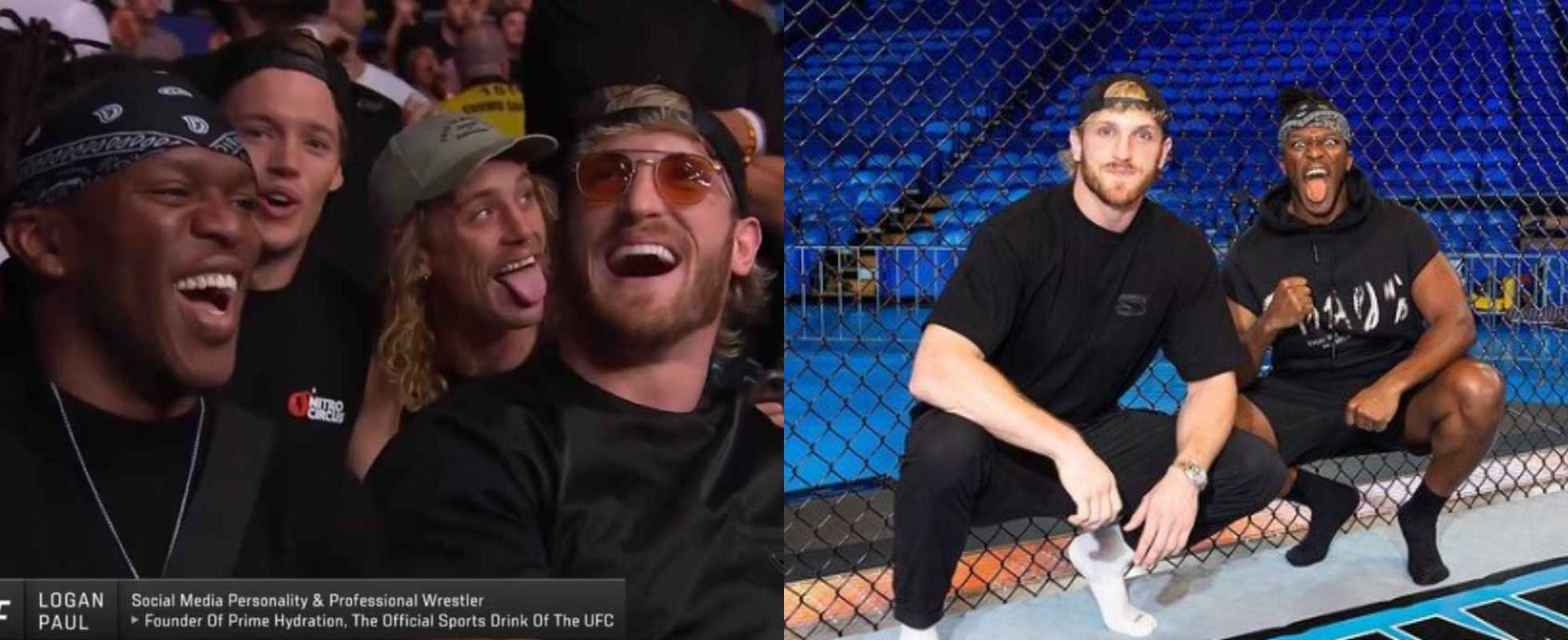 (Video) Logan Paul and KSI viciously BOOED at UFC 284