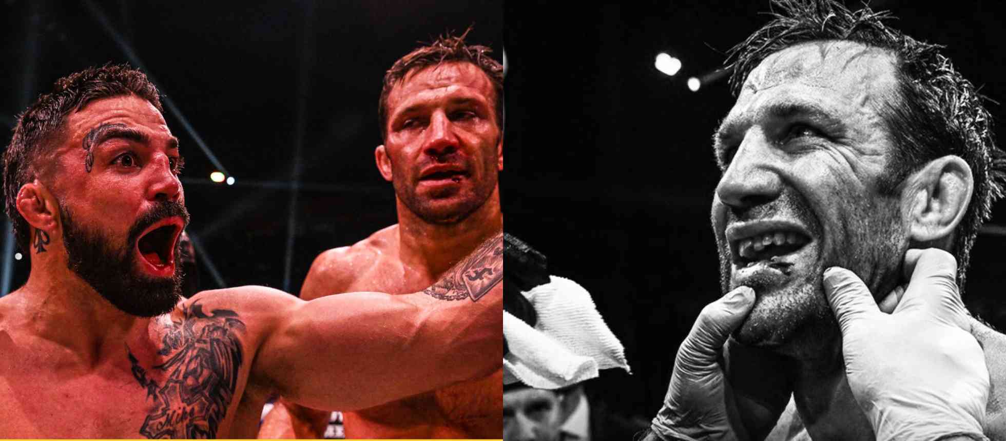 Luke Rockhold taps out during BKFC debut after a series of cracked teeth
