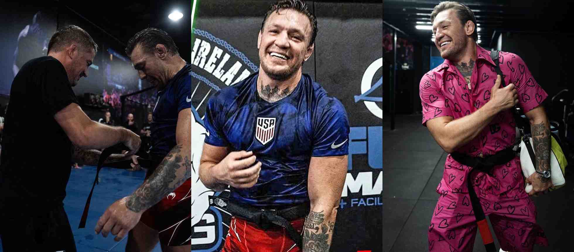 Conor McGregor promoted to BJJ black belt by longtime coach John Kavanagh