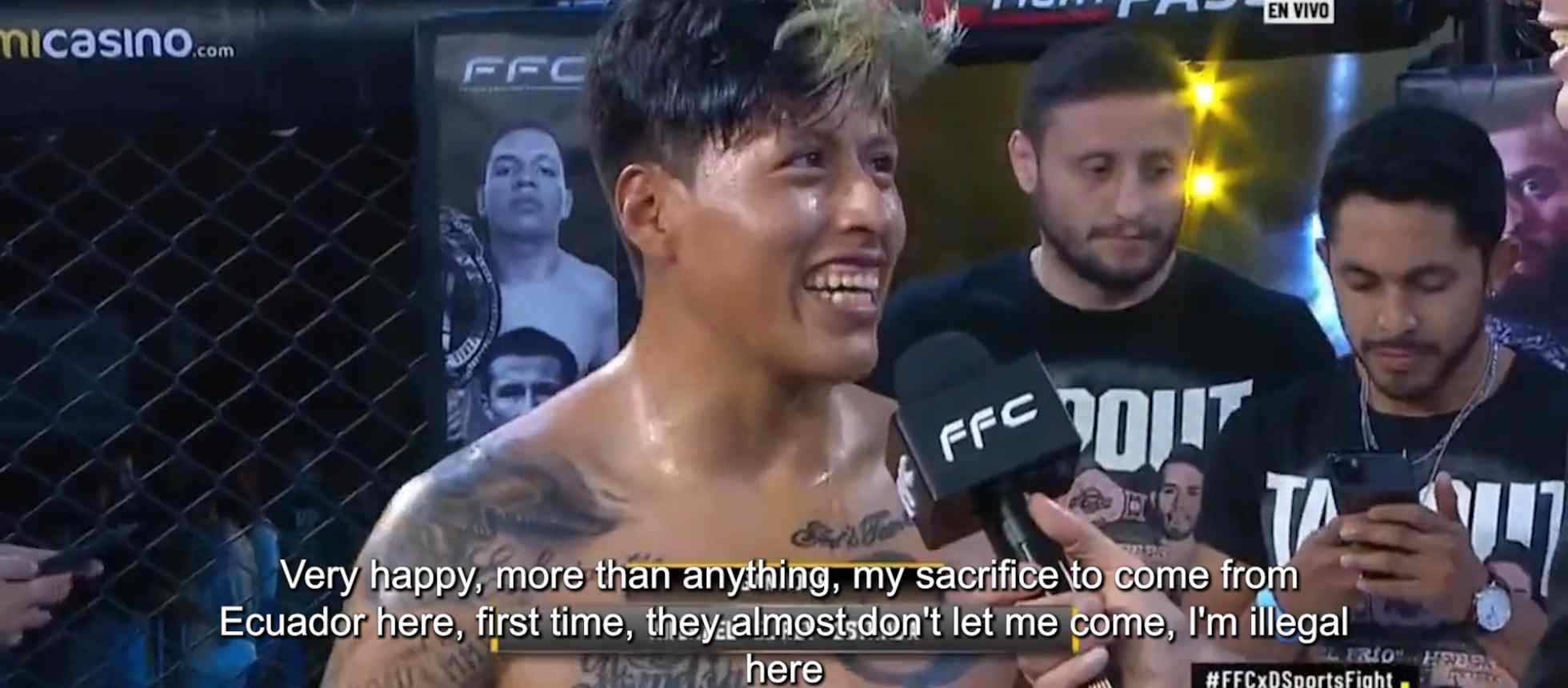 (Video) Guy wins MMA showcase via armbar, announces he is in the ...
