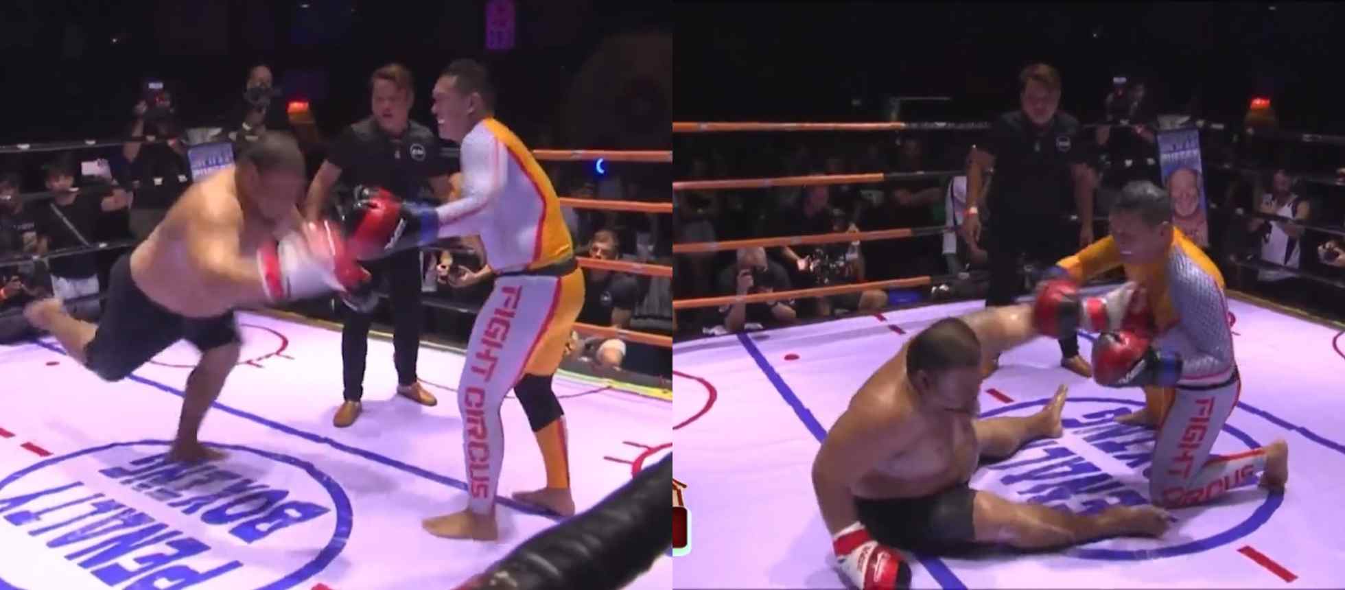 (Video) Promotion goes viral for holding an MMA event on ice