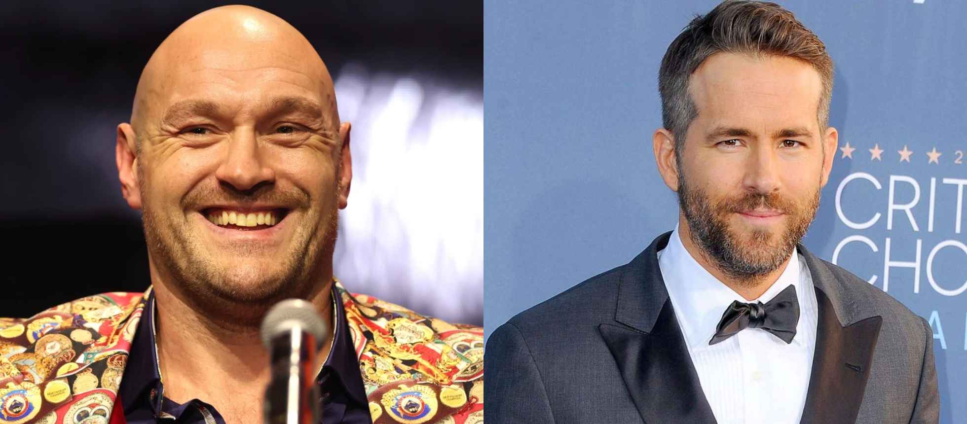 Tyson Fury calls out actor Ryan Reynolds for a FIGHT after football rivalry
