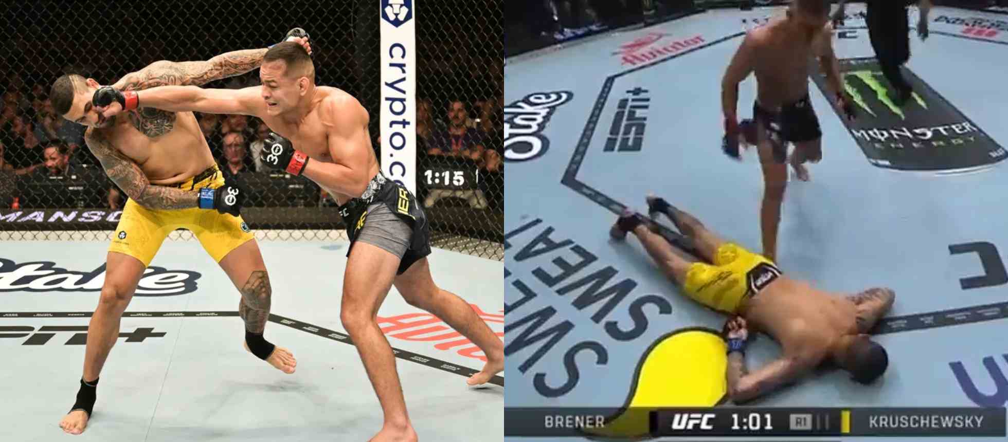 (Video) Elves Brener's Face plant KO steals the spotlight at UFC Sao Paulo