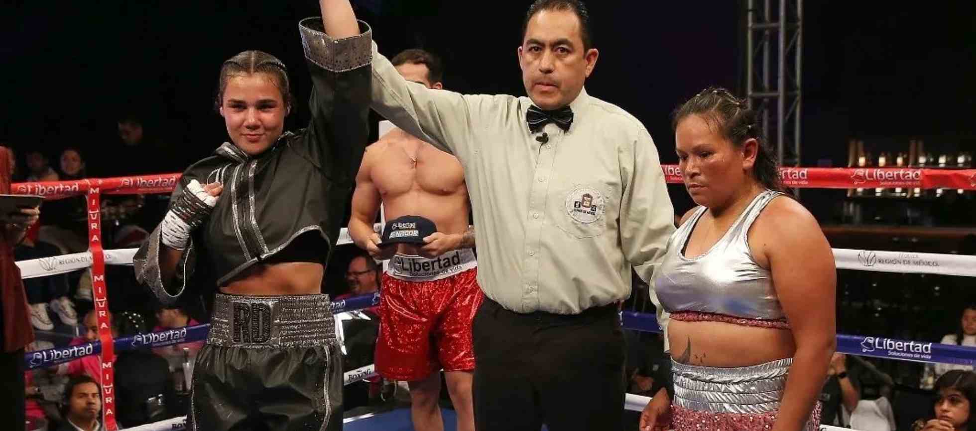 15-year-old girl made professional boxing debut against 39-year-old ...