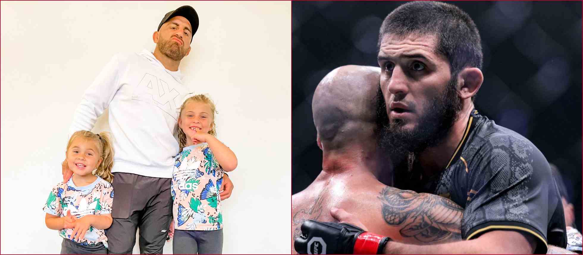 (Video) Islam Makhachev sends Volkanovski's daughter presents after ...