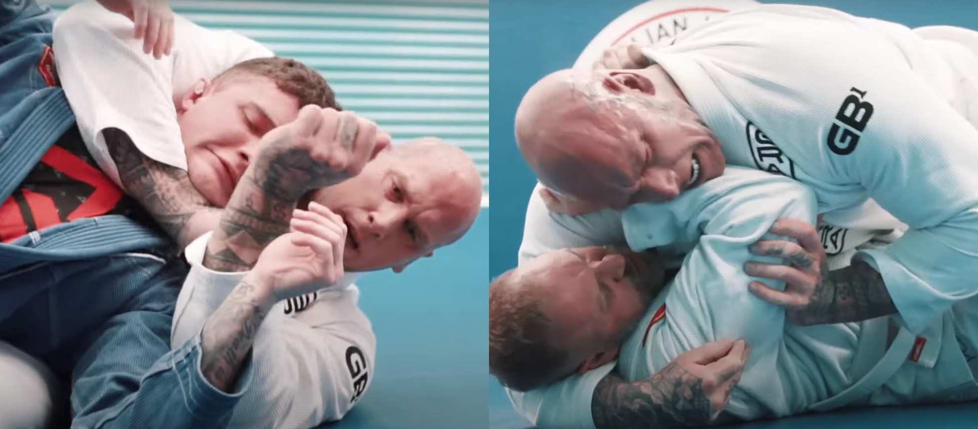 (Video) When Stuntman/Bodybuilder Martyn Ford Trained BJJ in the Gi