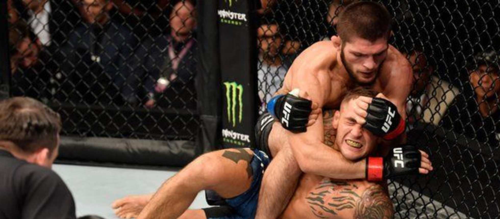 (Video) Boxing fan puts Khabib on blast over padded record
