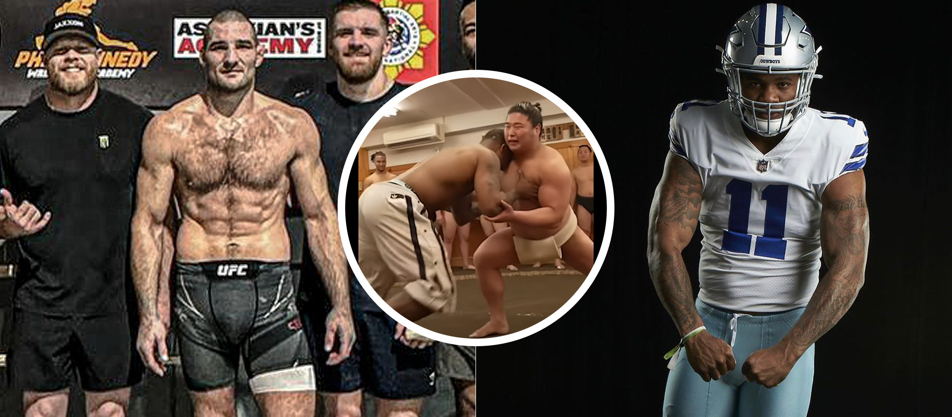 UFC's Sean Strickland roasts NFL's Micah Parsons for losing to a Sumo ...