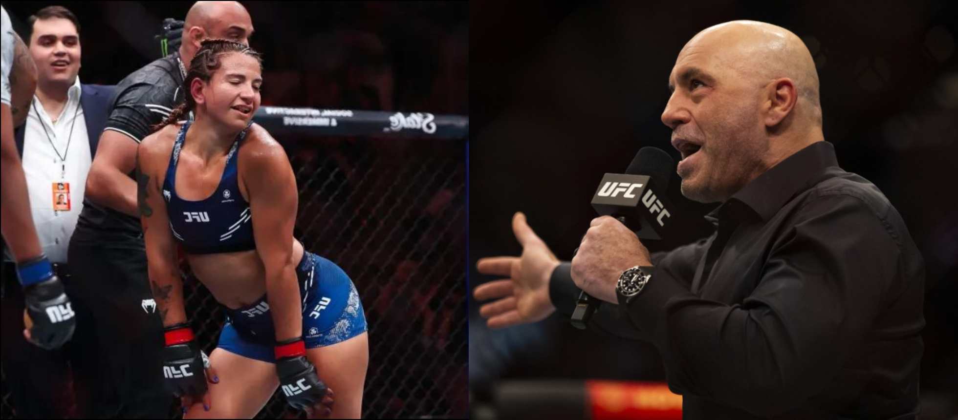 UFC twerker twerks to celebrate victory after Joe Rogan accuses ...