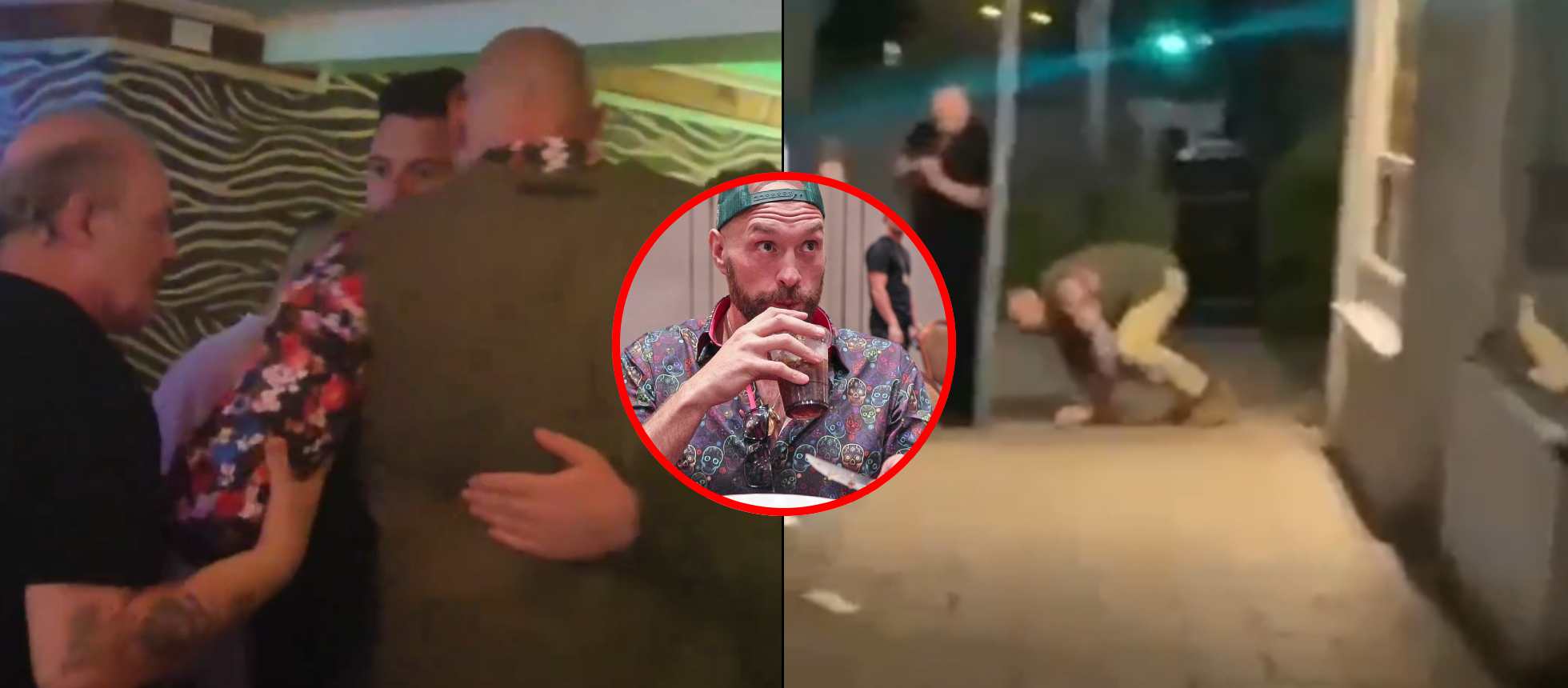 (Video) Boxer Tyson Fury falls down after he was seen being led out of ...