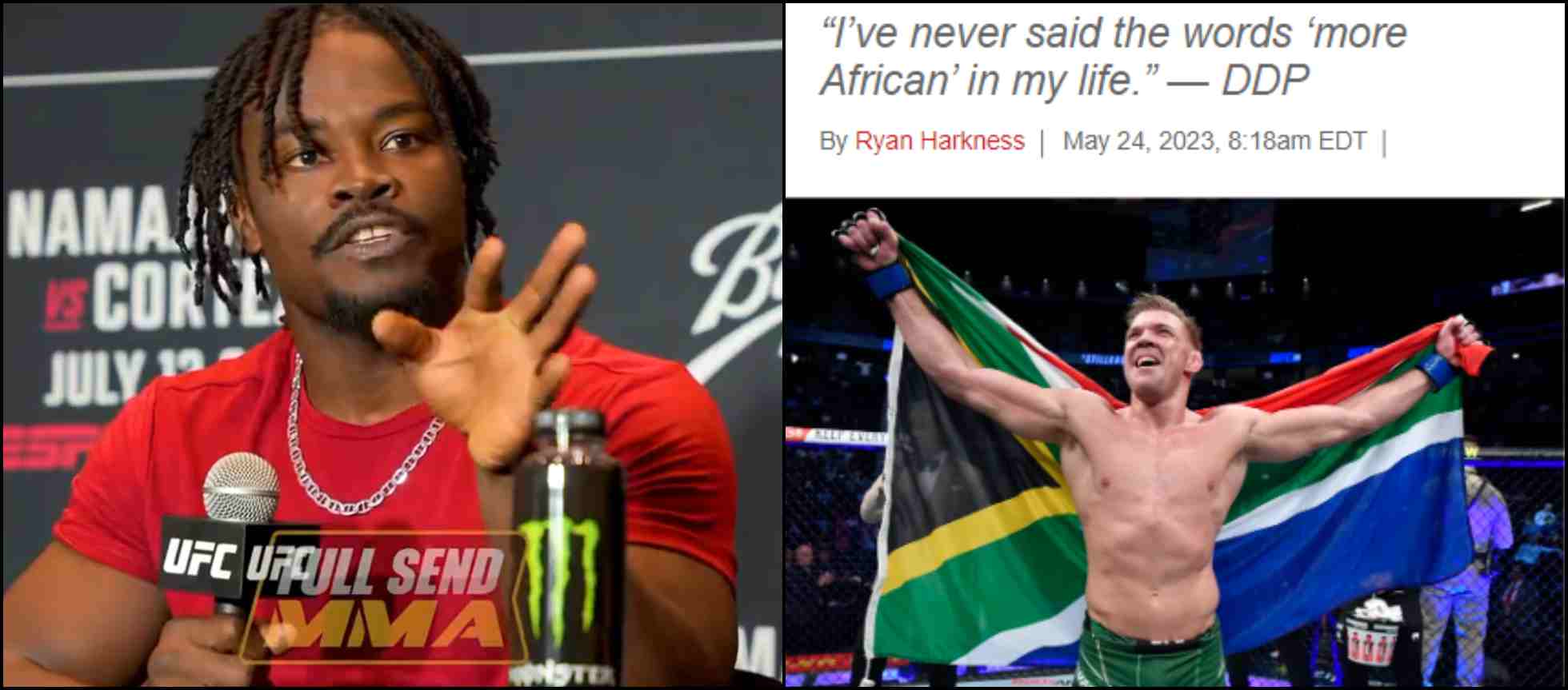 UFC star from Ghana flames DDP for comments about African UFC champs