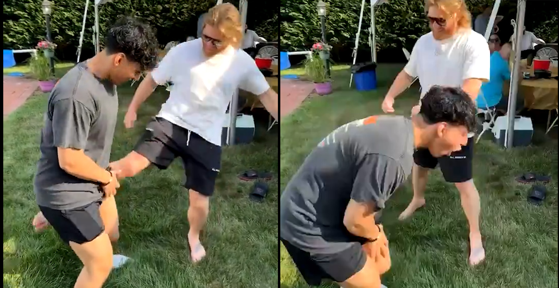 (Video) UFC Lightweight obliges eager student, leg-kicks him