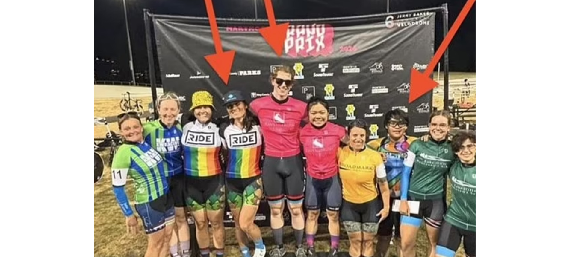 Trans athletes Take ALL podium spots at Women’s cycling championship