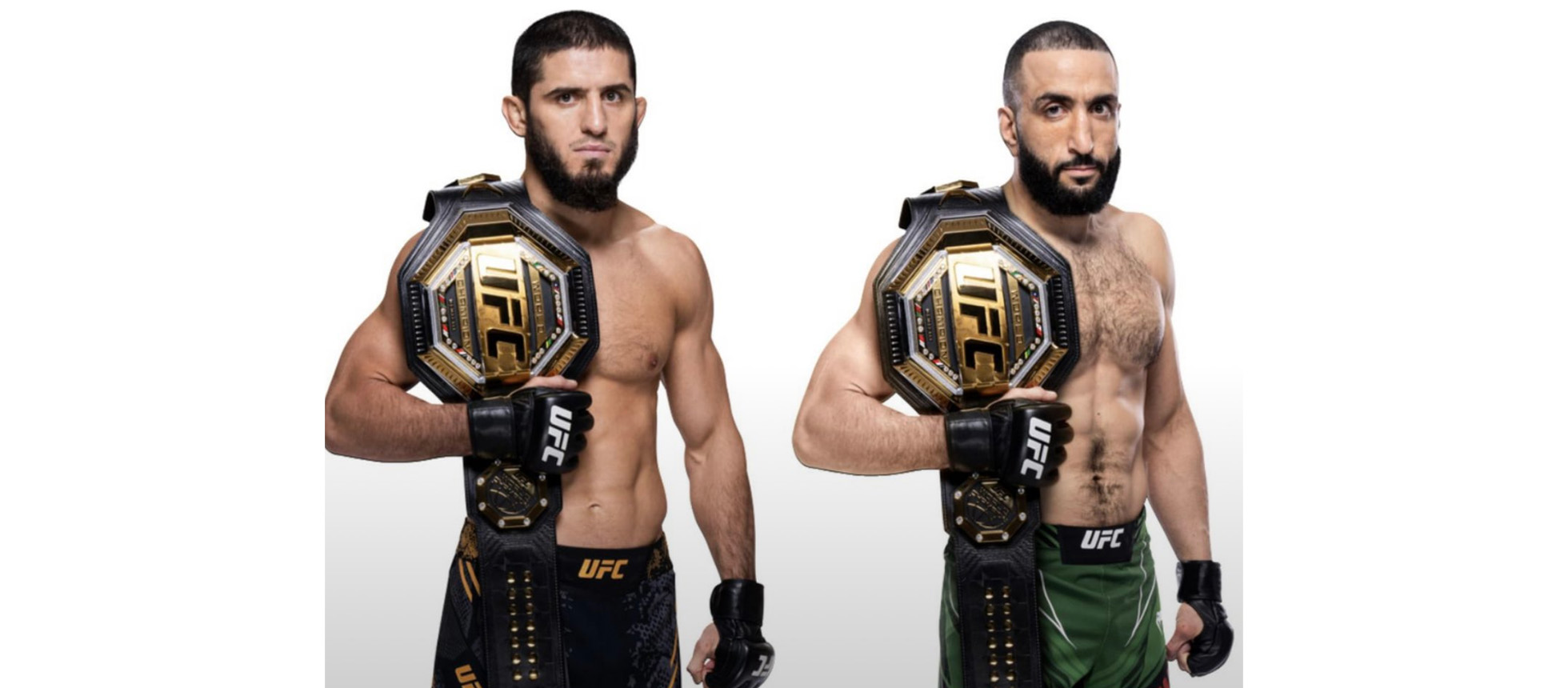 Low Budget? UFC seemingly photoshopped Islam Makhachev's arm onto Belal ...