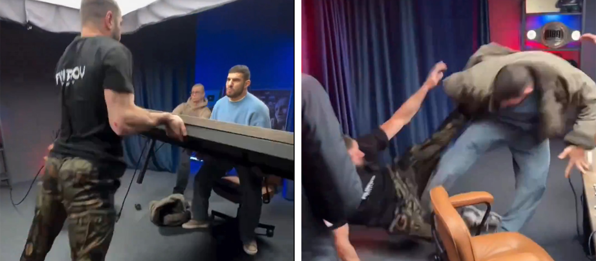 (Video) Russian MMA stars started brawling before the face to face even ...