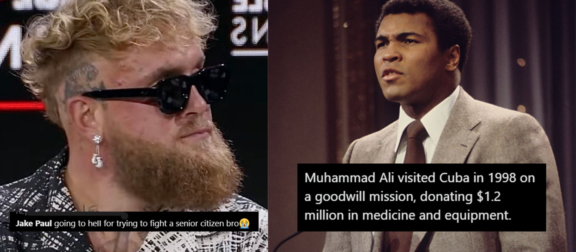 Jake Paul compares himself to Muhammad Ali before Mike Tyson face off