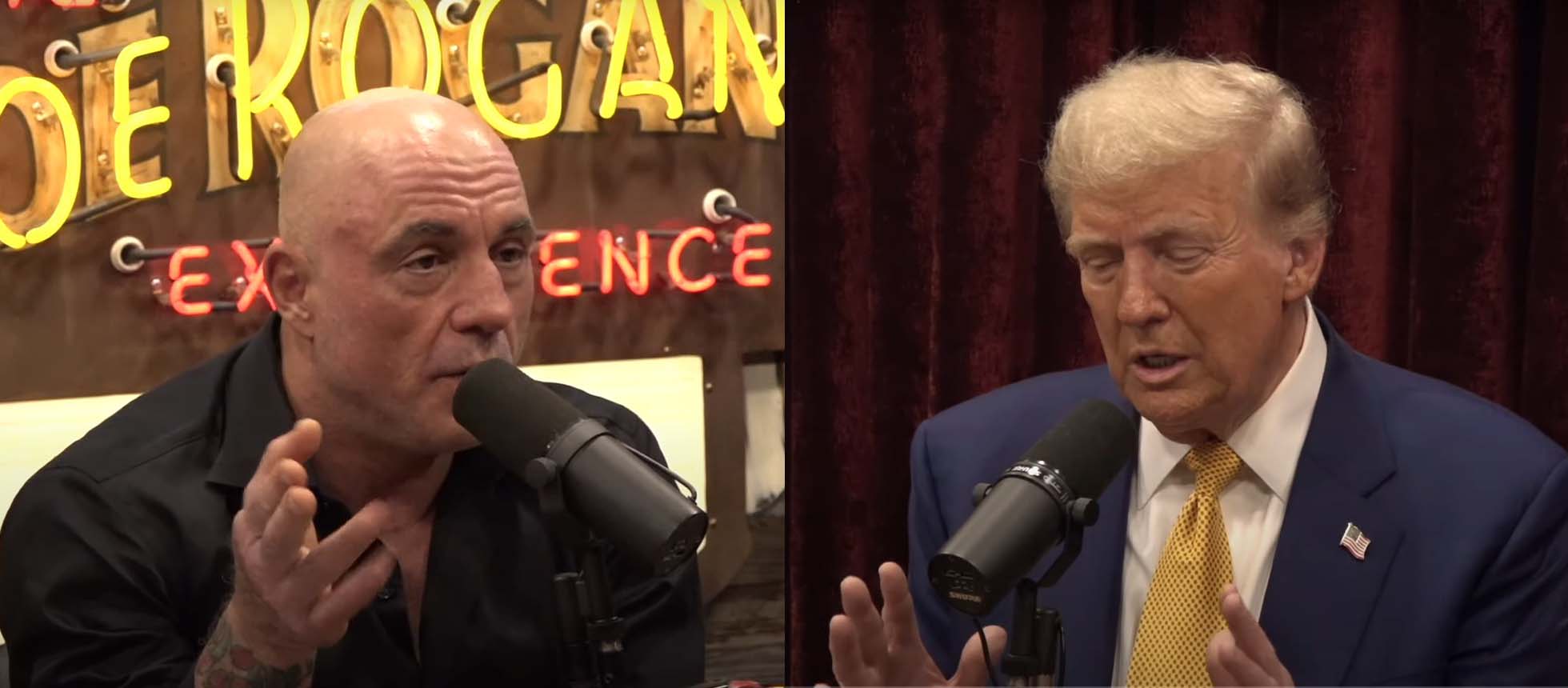 Joe Rogan explains delay in publishing Trump podcast to Youtube