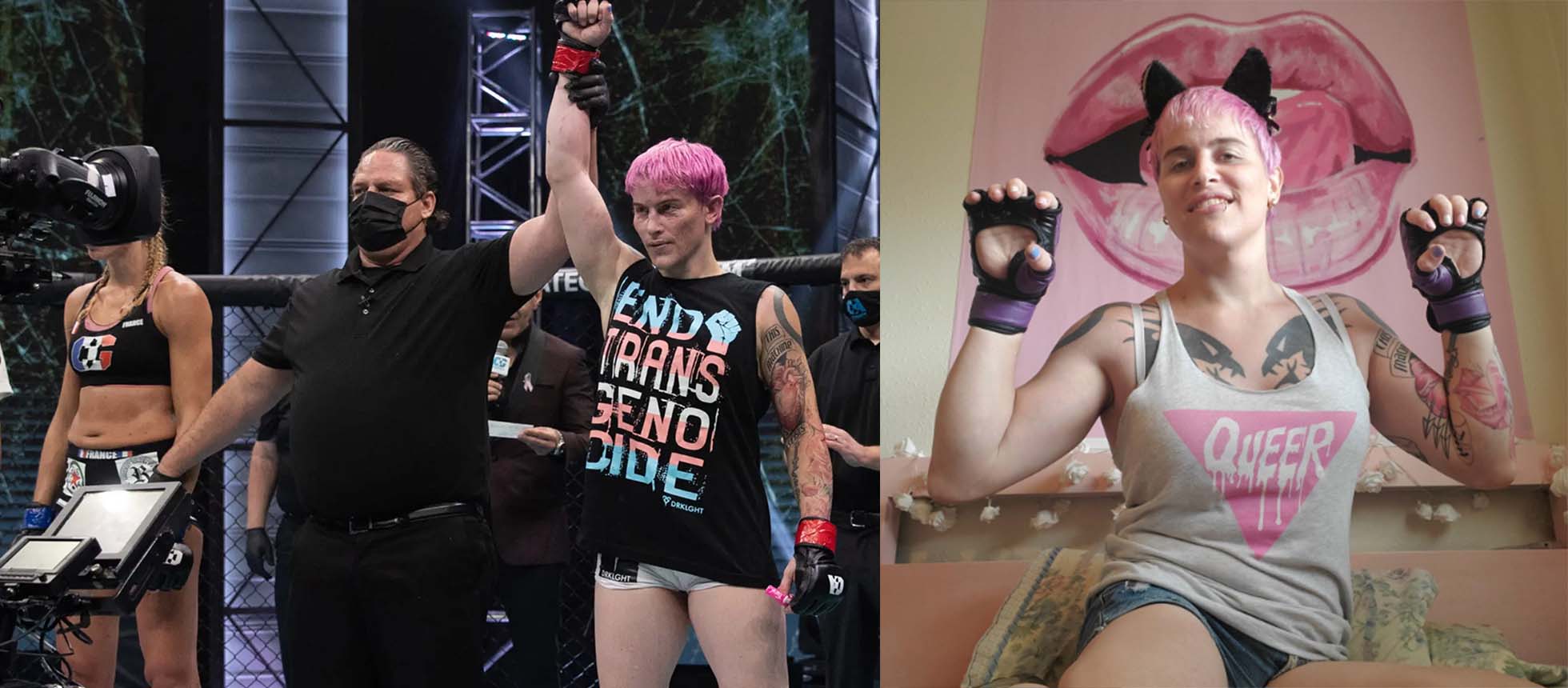 Trans MMA star Alana McLaughlin was frustrated with the commentary of ...