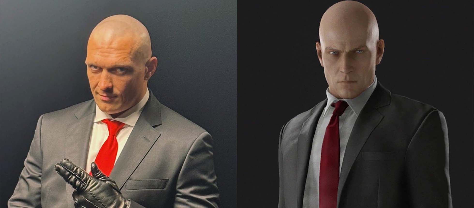 Usyk cosplays as Videogame's hitman at new presser with Fury