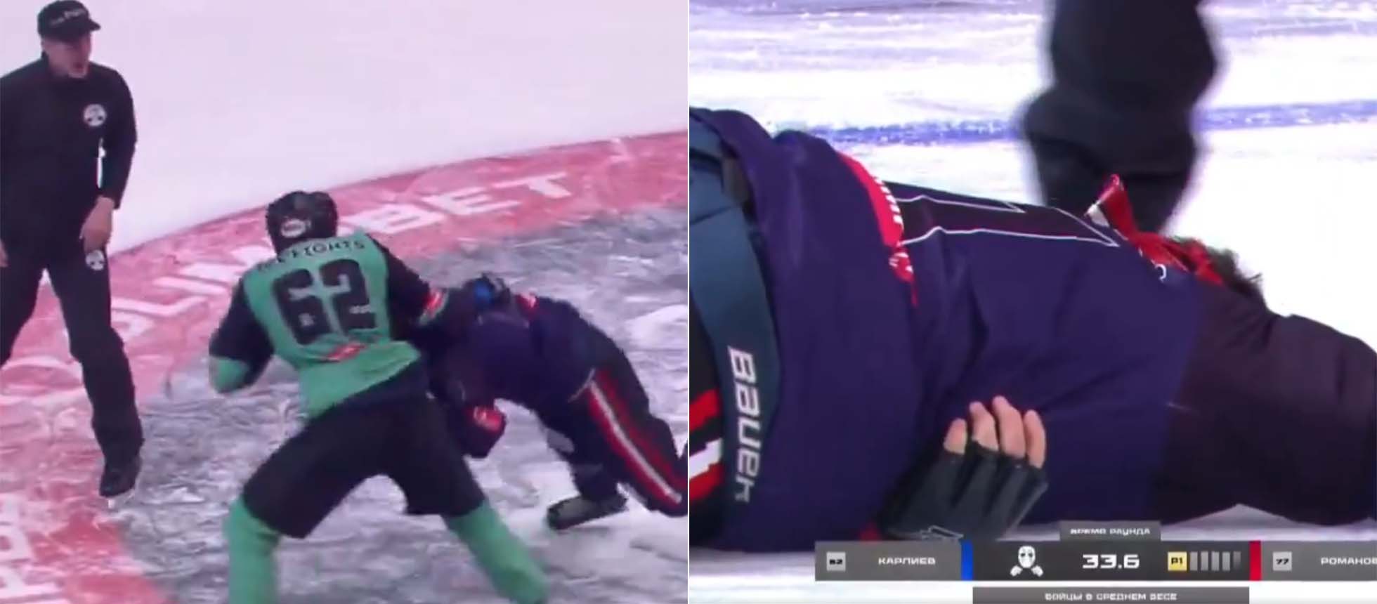 (Video) Ice MMA’s Safety Questioned After Scary KO