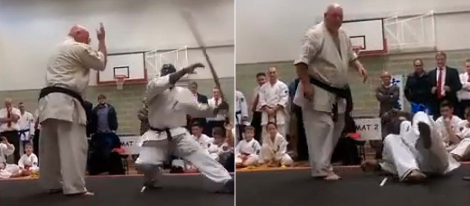 (Video) Man Breaks Leg During McDojo Demonstration