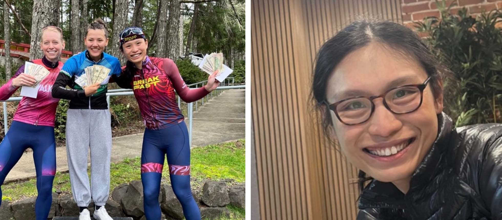 Trans cyclist takes third and wins a cash prize at Road Race in the ...