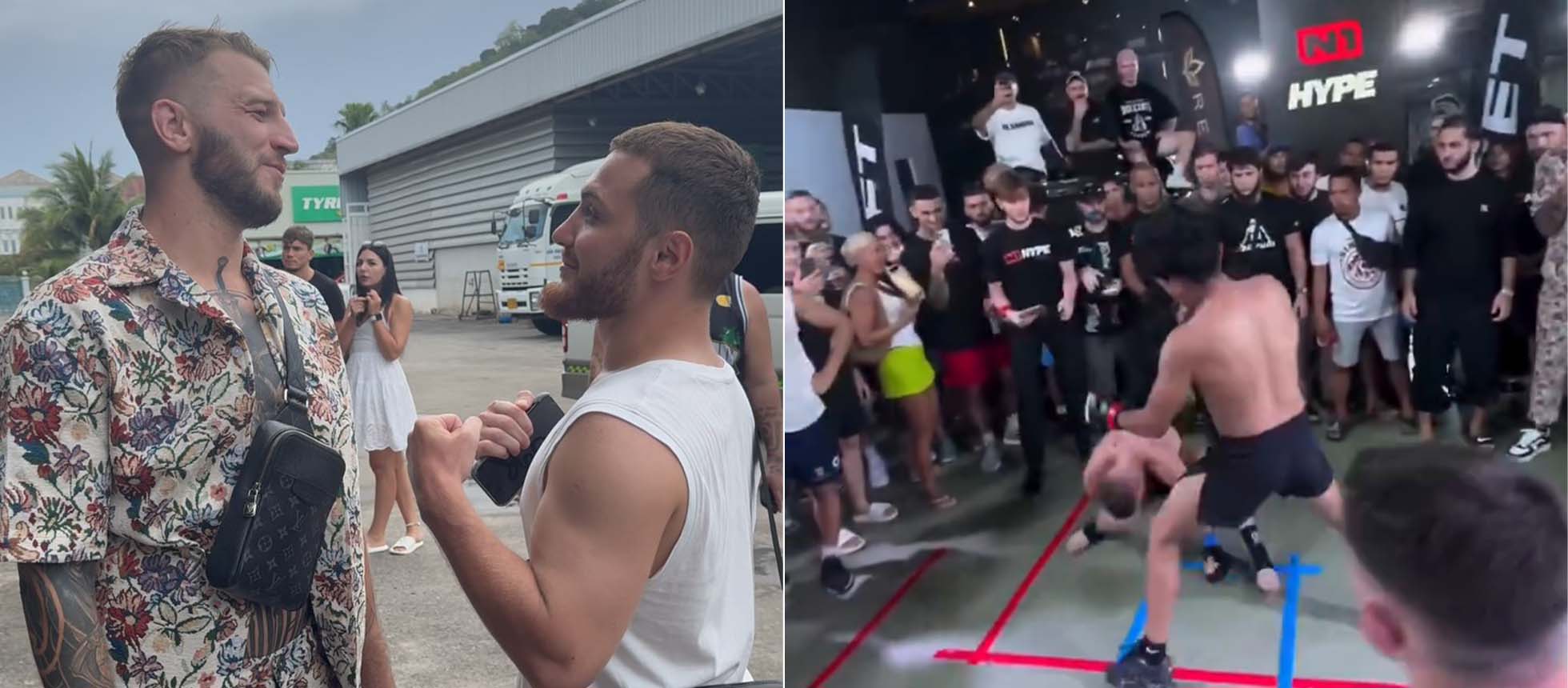 UFC lightweight Dan Hooker started a promotion featuring 1 minute ...