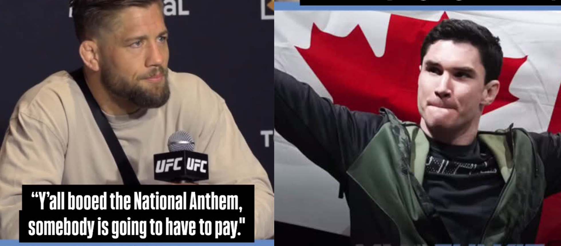 American UFC Star Wants Revenge on Canada for Booing Anthem