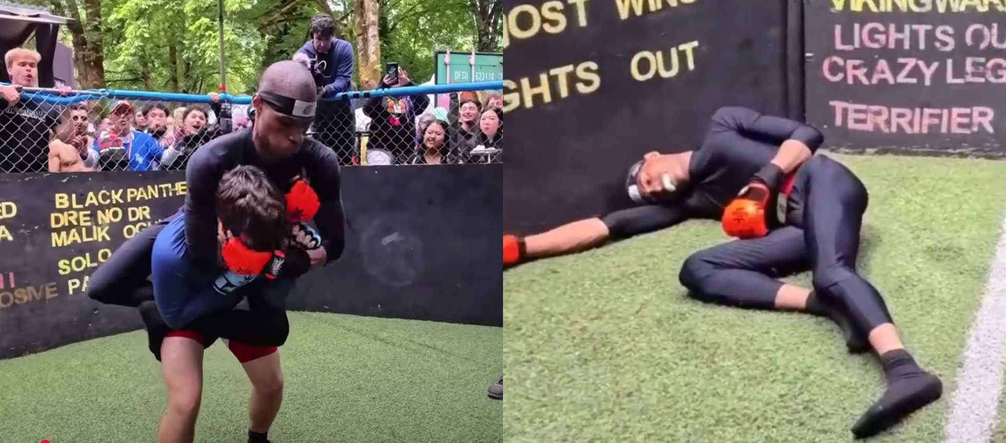 Death Sentence suffered a knock out loss to YouTuber at a Scrapyard ...