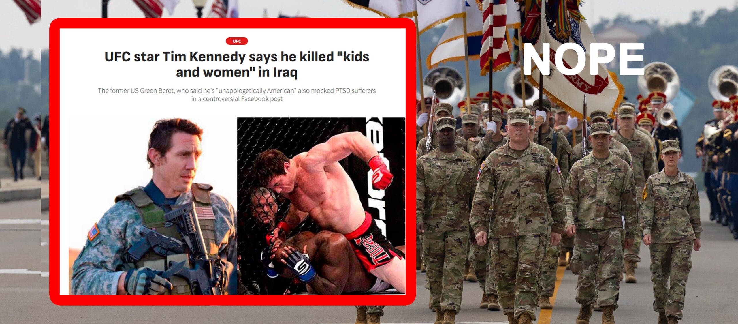 Army BREAKS SILENCE On Tim Kennedy Claiming He Killed Women And Kids ...