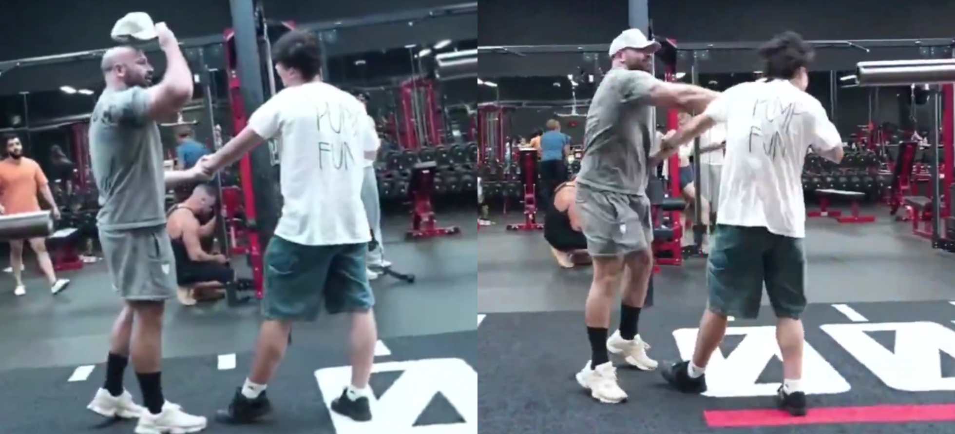 260lbs bodybuilder Bradley Martyn slapped another guy at a gym for ...