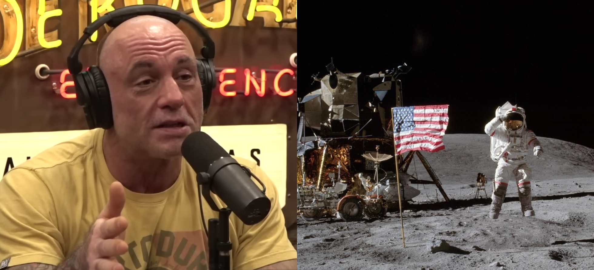 Joe Rogan mocks moon landing believers: It’s 1969 and you’re on the ...