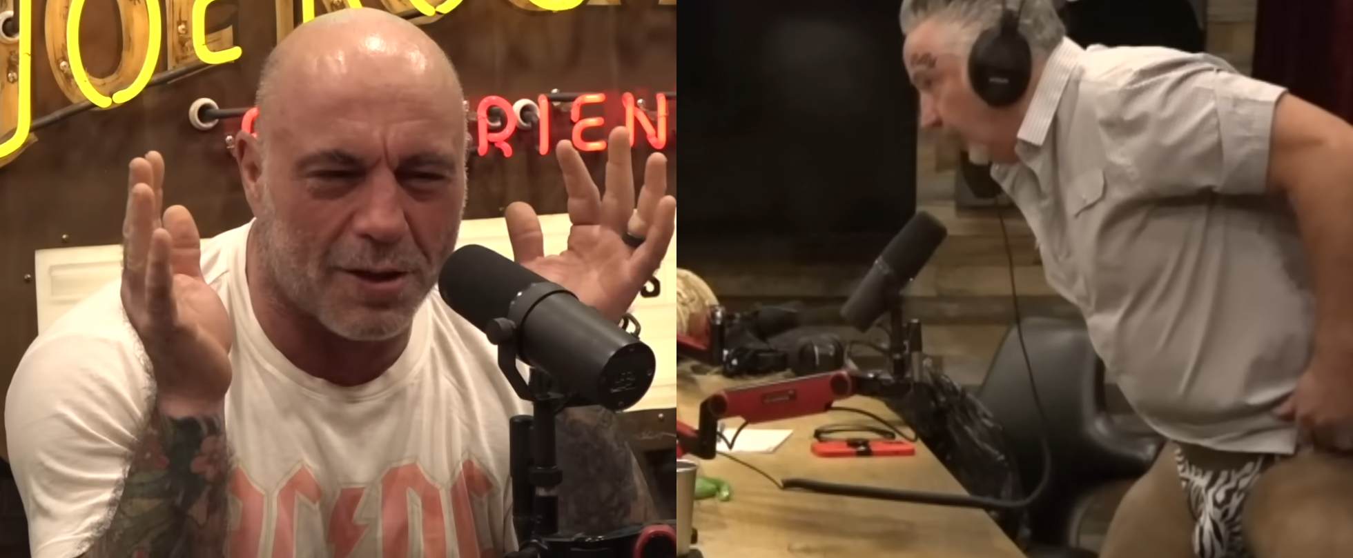 Joe Rogan Got Trolled By A Comedian Buddy Wearing Muscle Pants